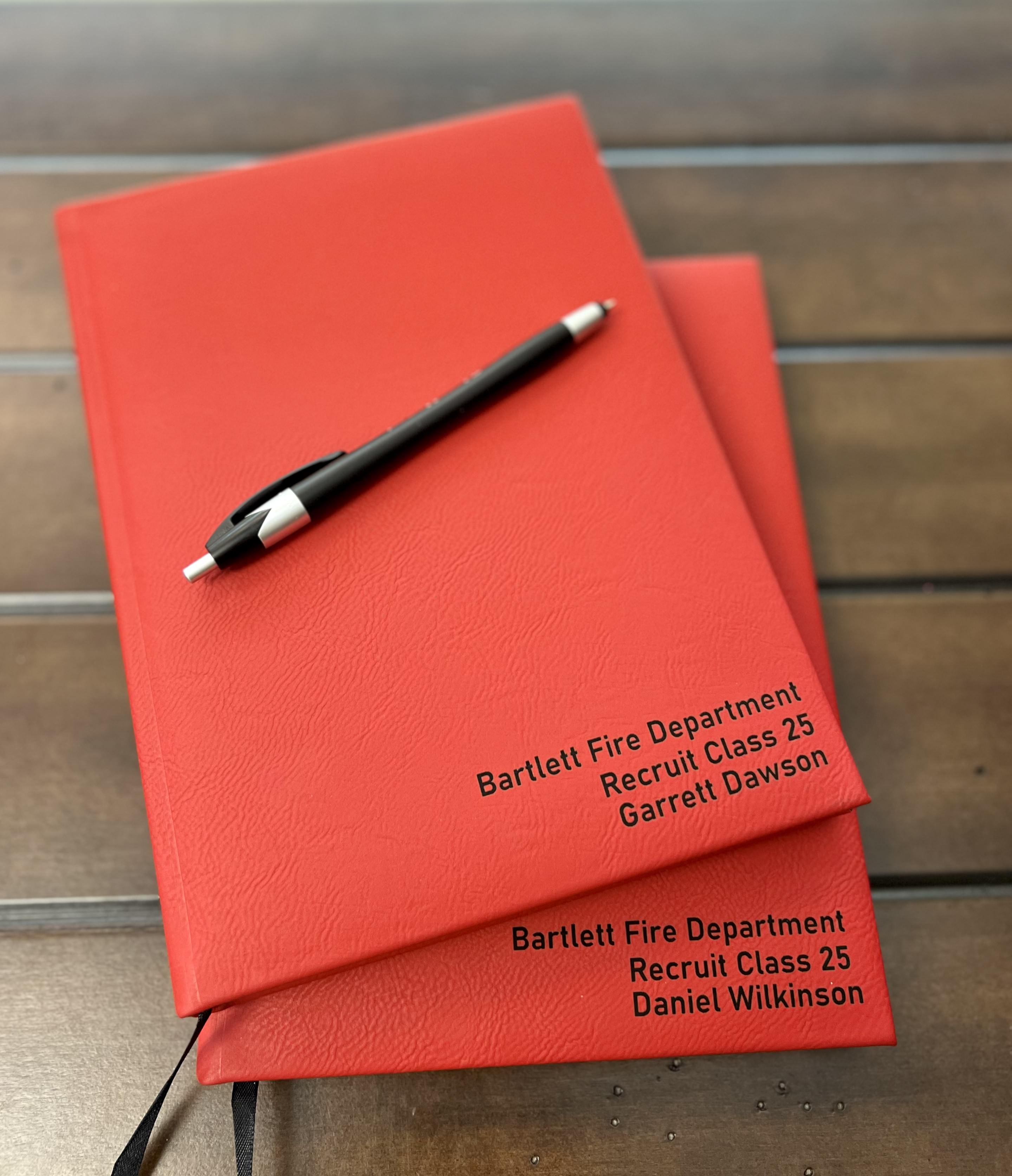 Custom Engraved Leatherette Journal with Lined Paper – Burnin' Love ...