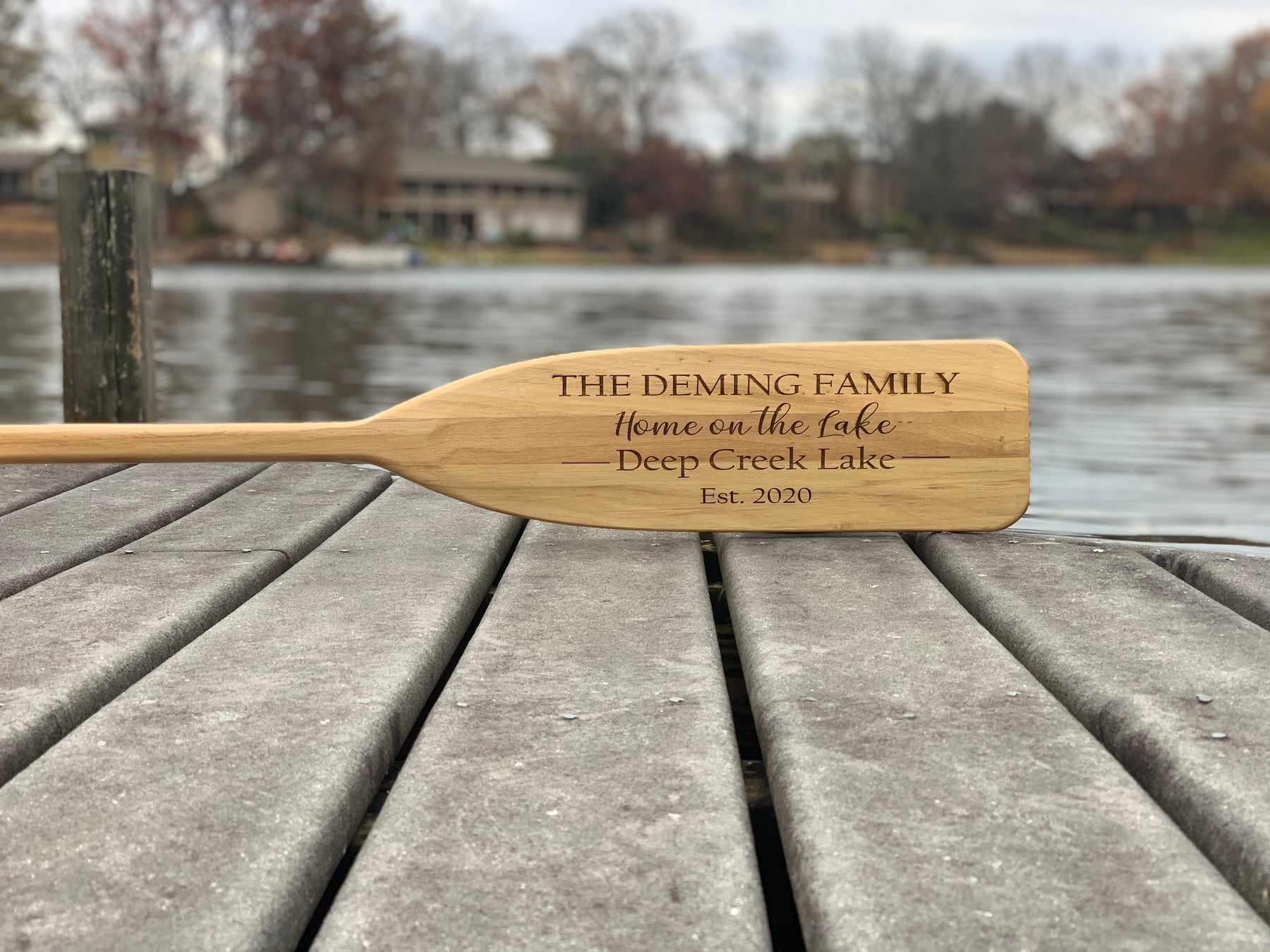 Boat Paddle - Personalized & Engraved with Monograms, Last Names or Lo ...